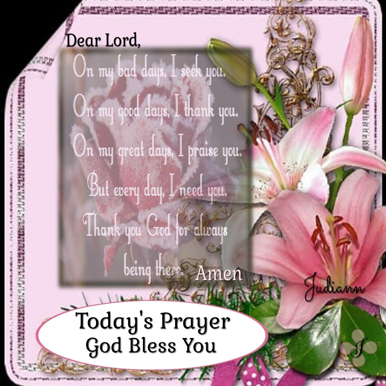 Today's Prayer, God Bless You Pictures, Photos, and Images for Facebook ...