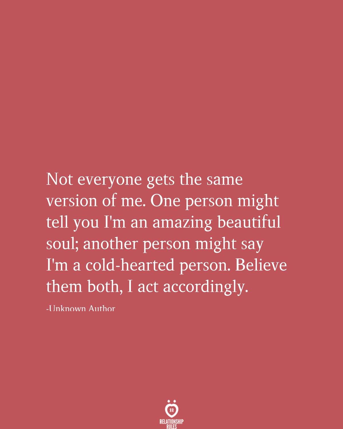 Not Everyone Gets The Same Version Of Me Pictures, Photos, and Images ...