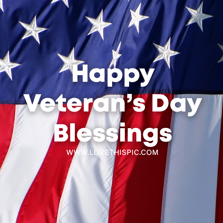 Hanging Down Flag - Happy Veteran's Day Blessings Pictures, Photos, and ...