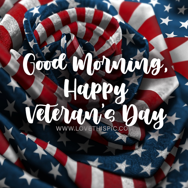American Flag Rose - Good Morning, Happy Veteran's Day Pictures, Photos ...
