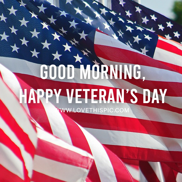 Close Up Of Waving Flags - Good Morning, Happy Veteran's Day Pictures ...