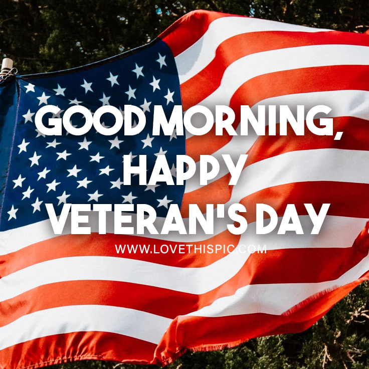 Good Morning, Happy Veteran's Day Pictures, Photos, and Images for ...