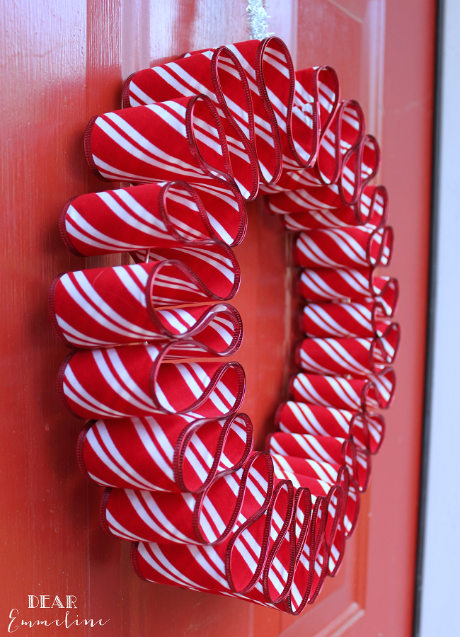 Candy Cane Ribbon Wreath Pictures, Photos, and Images for Facebook ...