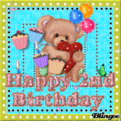 Happy 2nd Birthday Graphics