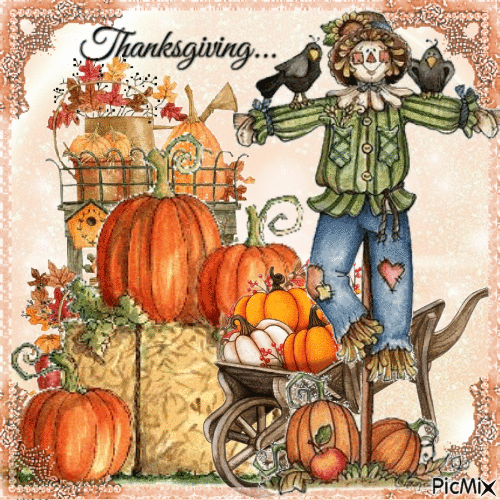 Scarecrow Thanksgiving Gif Pictures, Photos, and Images for Facebook ...