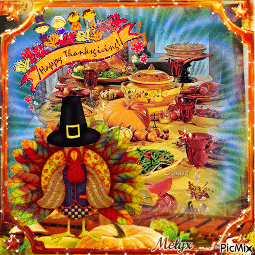 Happy Thanksgiving Dinner Gif With Turkey Pictures, Photos, and Images ...