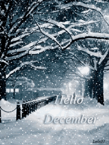 Snowfall Hello December Gif Pictures, Photos, and Images for Facebook ...