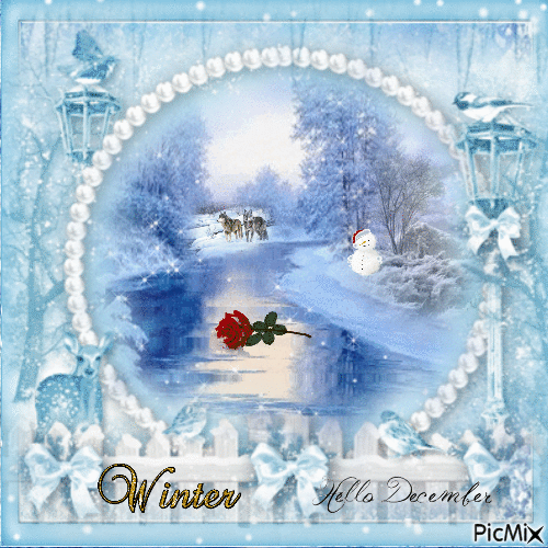 Icy Lake - Hello December Gif Pictures, Photos, and Images for Facebook ...
