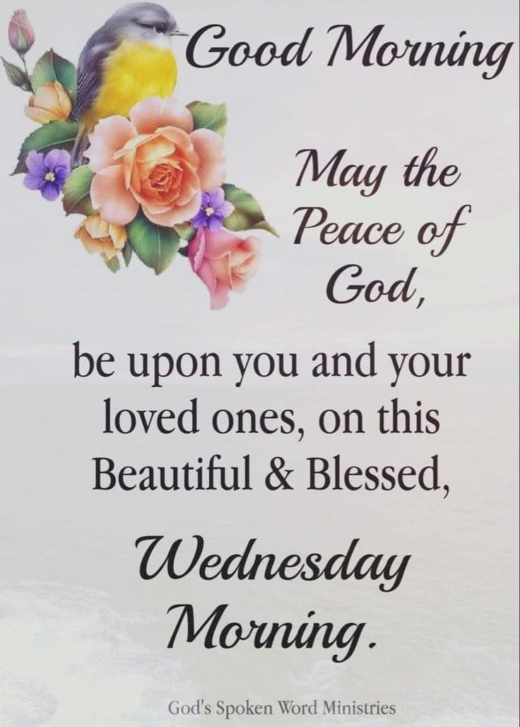 Peace Of God Wednesday Morning Pictures, Photos, and Images for ...