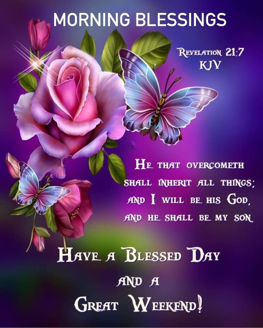 Revelation 21:7 Morning Blessings Pictures, Photos, and Images for ...