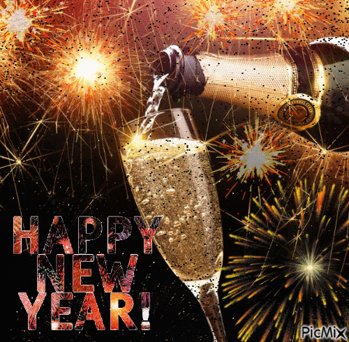 Champagne Happy New Year Gif Pictures, Photos, and Images for Facebook ...