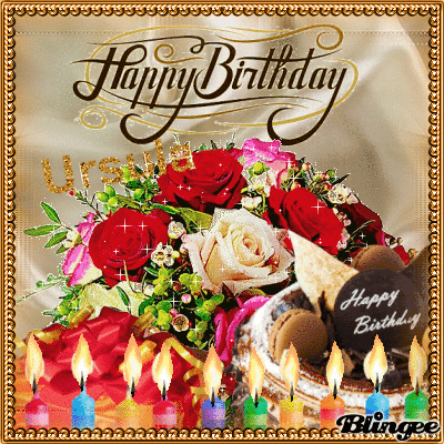 Happy Birthday Flowers And Cake Gif Pictures, Photos, and Images for ...
