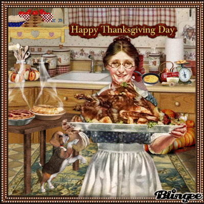 Grandma Serving Turkey - Happy Thanksgiving Day Pictures, Photos, and ...