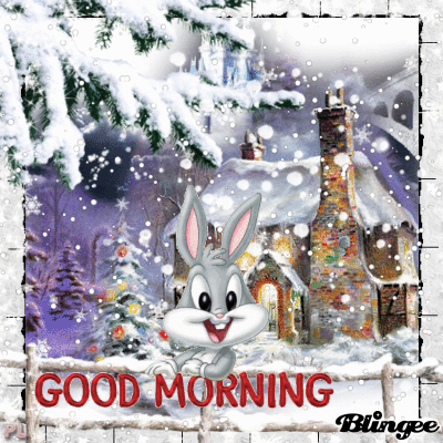 Good Morning Winter Bunny Gif Pictures, Photos, and Images for Facebook ...