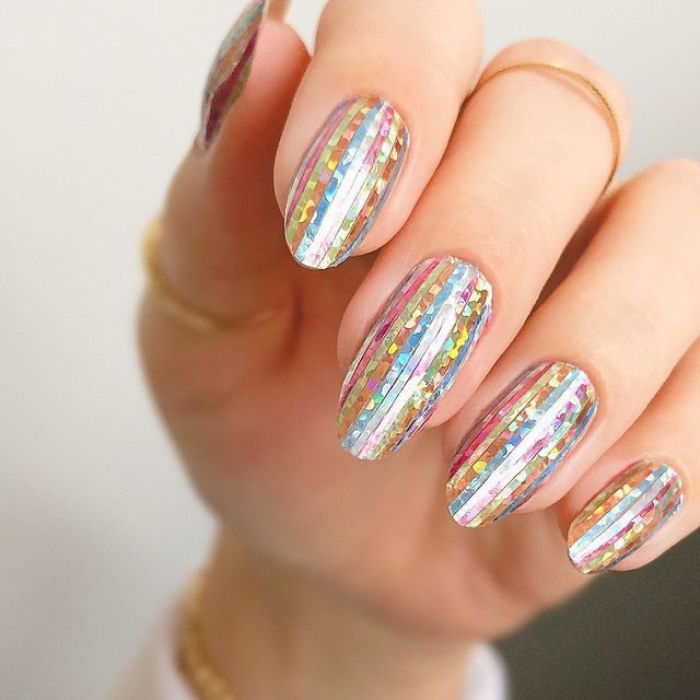 Beautiful Rainbow Disco Nails Pictures, Photos, and Images for Facebook ...