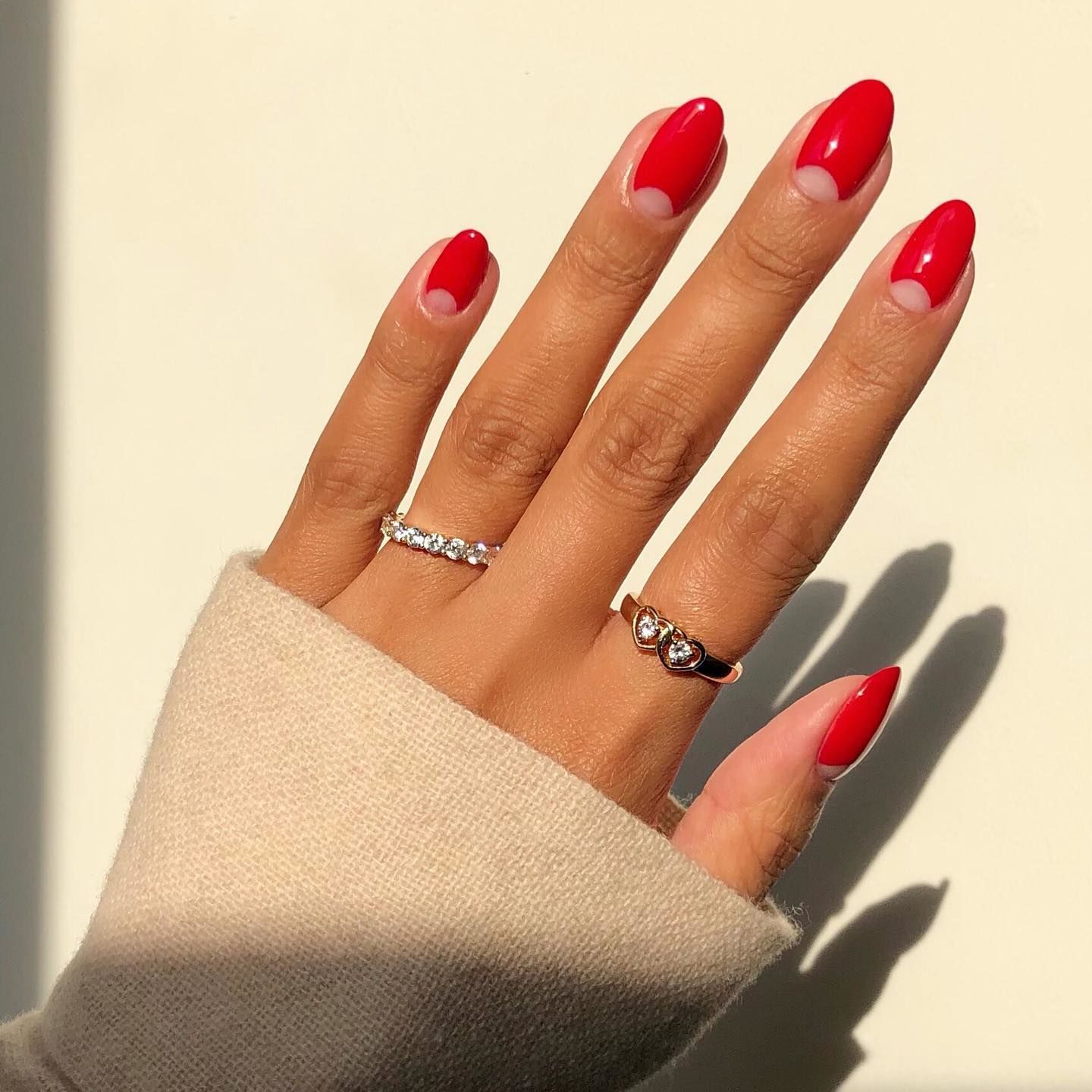 Red Negative Space Nails Pictures, Photos, and Images for Facebook ...