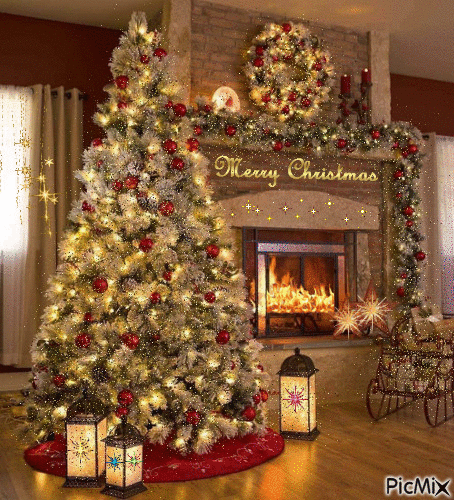 Large Decorated Christmas Tree - Merry Christmas Wish Pictures, Photos ...