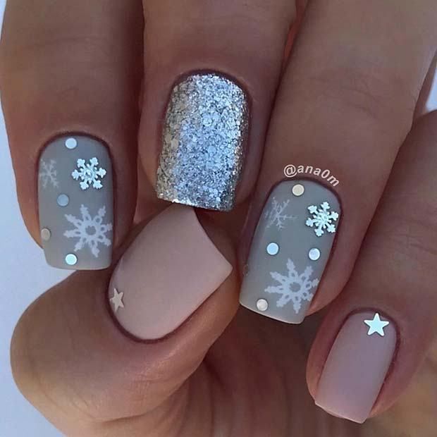 Snowflakey Nail Idea Pictures, Photos, and Images for Facebook, Tumblr ...
