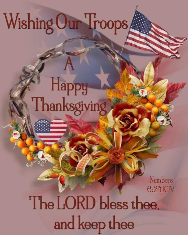 Wishing Our Troops A Happy Thanksgiving Pictures, Photos, and Images ...