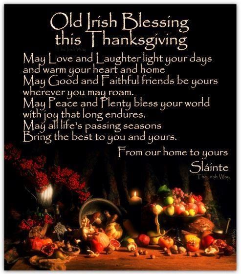 Old Irish Blessing This Thanksgiving Pictures, Photos, and Images for ...