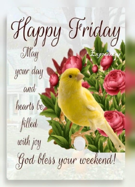 May Your Day And Hearts Be Filled With Joy. God Bless Your Weekend ...