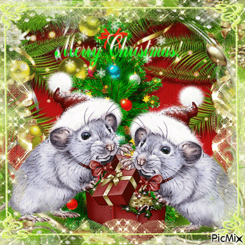Xmas Mouse - Merry Christmas Gif Pictures, Photos, and Images for ...