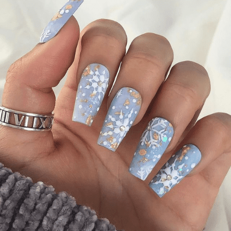 Icy Blue Nails Pictures, Photos, and Images for Facebook, Tumblr ...