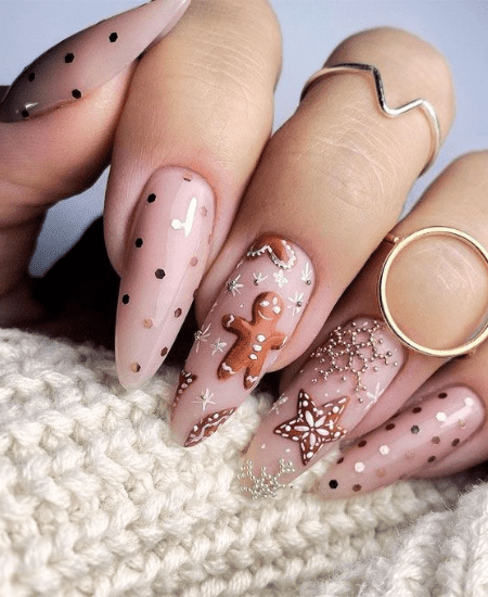 Easy Gingerbread Nails Pictures, Photos, and Images for Facebook ...