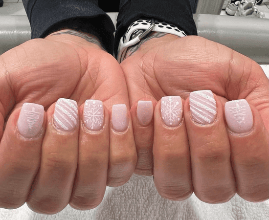 Short Sparkling White Nails Pictures, Photos, and Images for Facebook ...