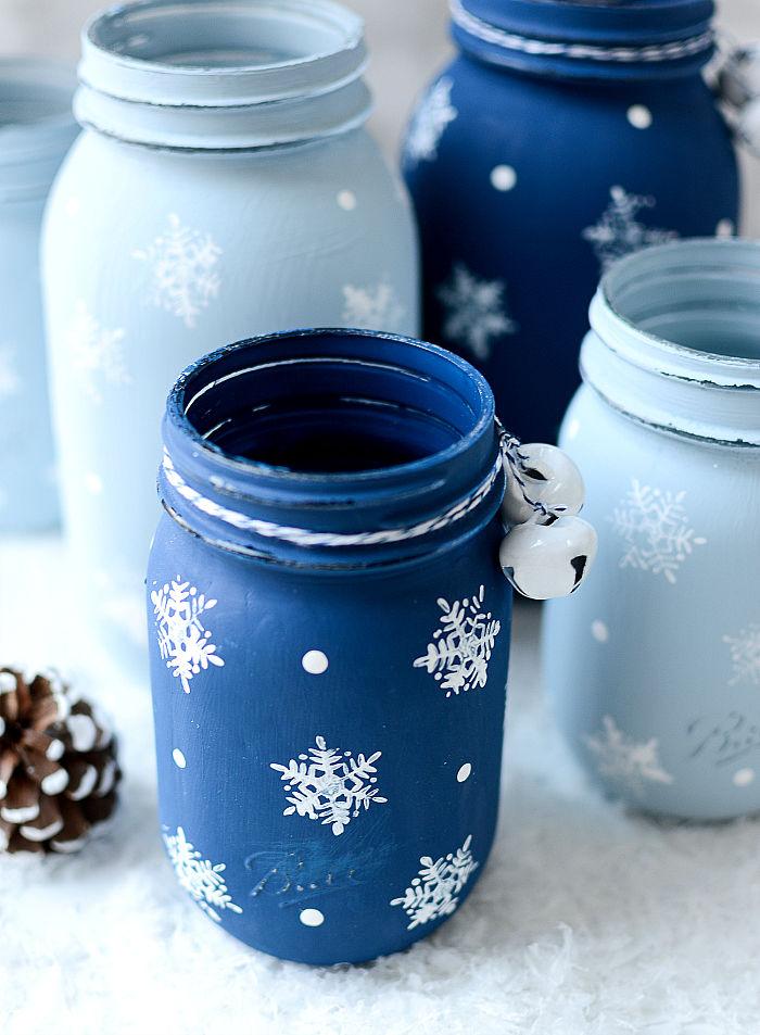 DIY Snowflake Mason Jar Idea Pictures, Photos, and Images for Facebook ...