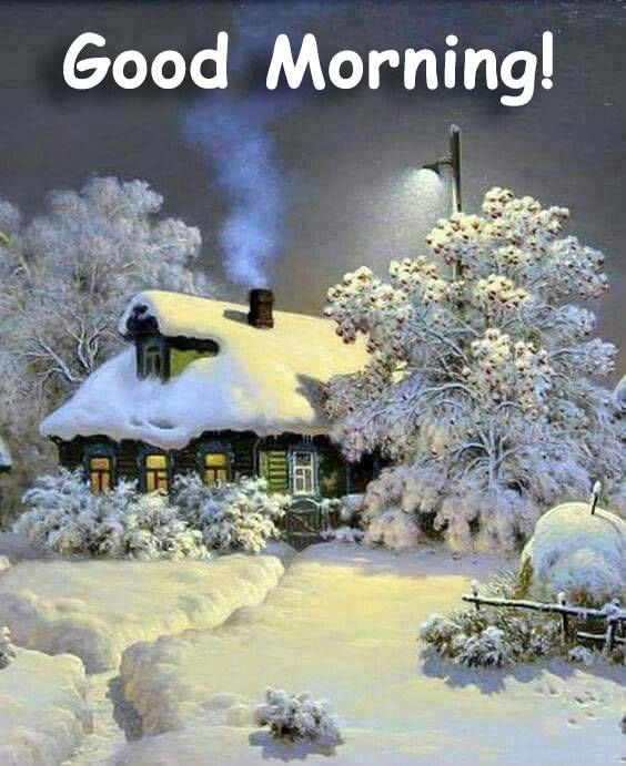 Winter Cabin - Good Morning Pictures, Photos, and Images for Facebook ...