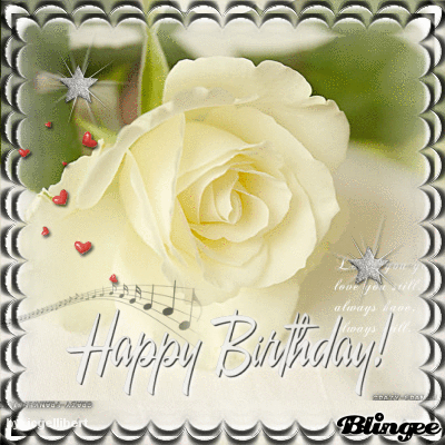 Happy Birthday White Roses