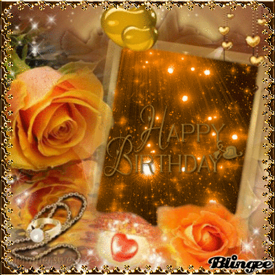 Happy Birthday Orange Roses Gif Pictures, Photos, and Images for ...