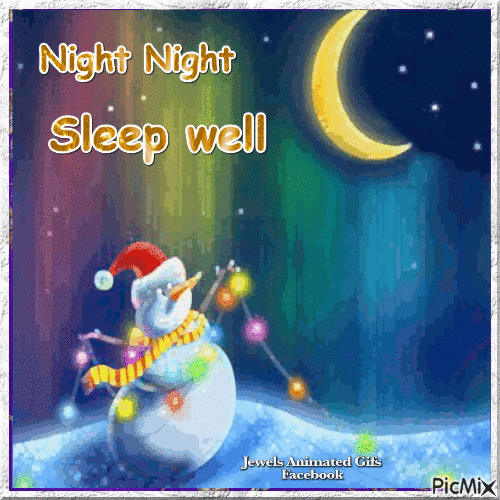Christmas Snowman - Night Night & Sleep Well Pictures, Photos, and ...
