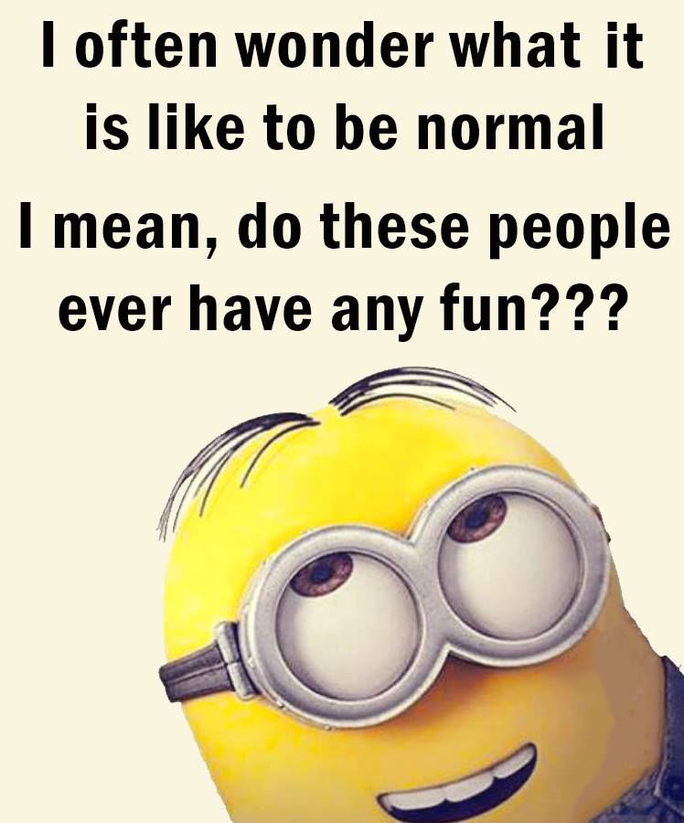 I Often Wonder What It Is Like To Be Normal. I Mean, Do These People ...