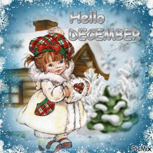 Vintage Girl Hello December Gif Pictures, Photos, and Images for ...