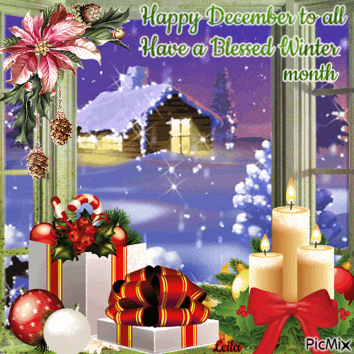 Happy December To All. Have A Blessed Winter Month Pictures, Photos ...