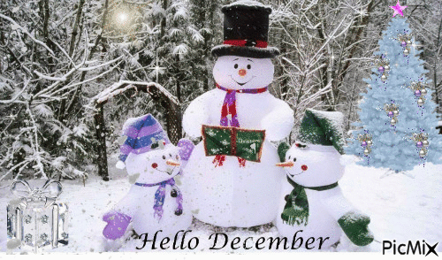 Hello December Snowman Gif Pictures, Photos, and Images for Facebook ...