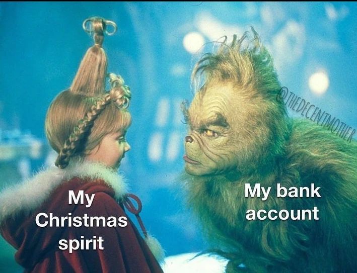 My Christmas Spirit Vs My Bank Account Pictures, Photos, and Images for ...