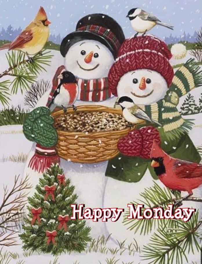 Happy Monday Snowman Family Quote Pictures, Photos, and Images for ...