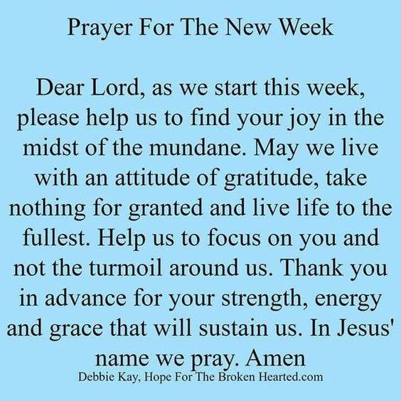 Prayer For The New Week Pictures, Photos, and Images for Facebook ...