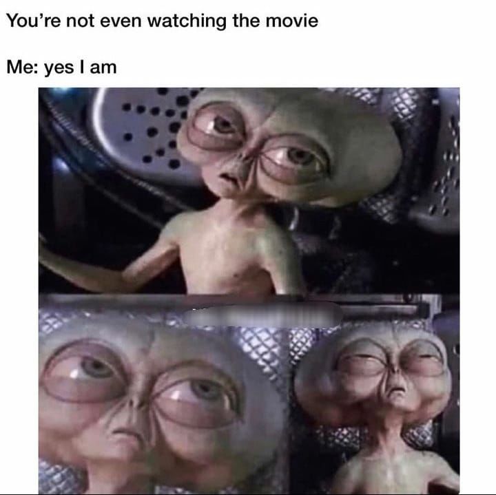 "You're Not Even Watching The Movie" Pictures, Photos, and Images for ...