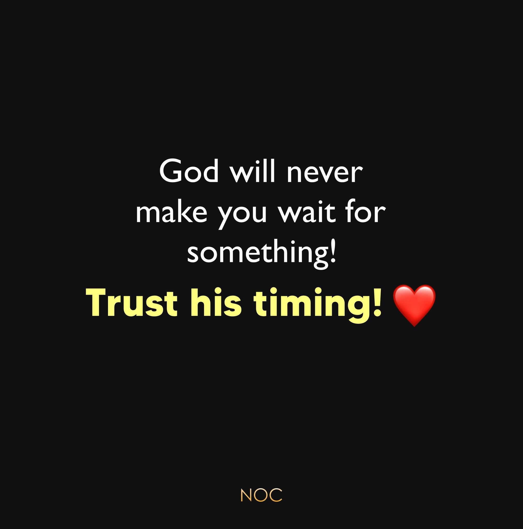 Trust God's Timing Pictures, Photos, and Images for Facebook, Tumblr ...