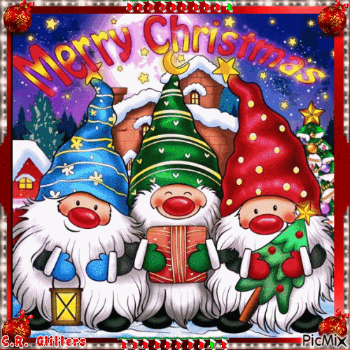 Fun Xmas Gnomes - Merry Christmas Gif Pictures, Photos, and Images for ...