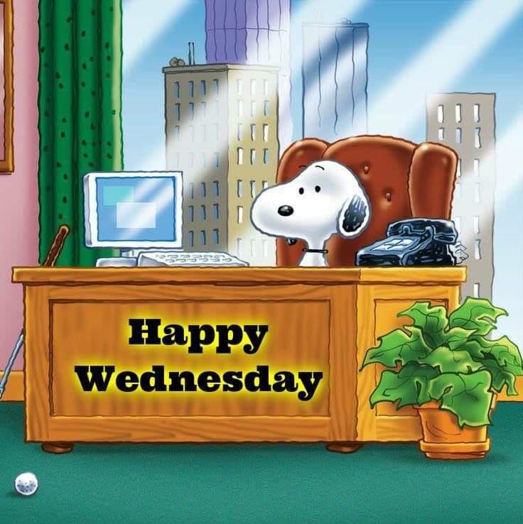 Snoopy In Office - Happy Wednesday Pictures, Photos, and Images for ...