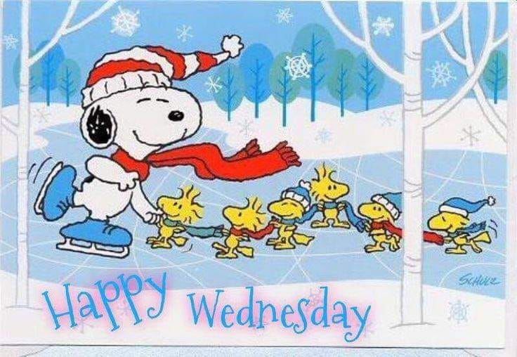 Snoopy Ice Skating - Happy Wednesday Pictures, Photos, and Images for ...