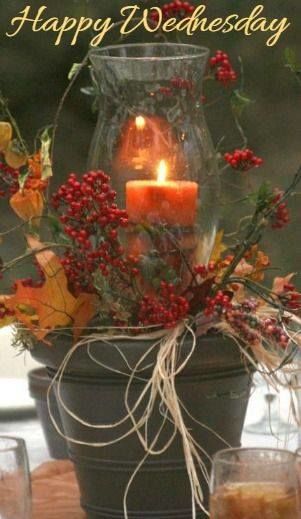 Holly Berry And Candle - Happy Wednesday Pictures, Photos, and Images ...