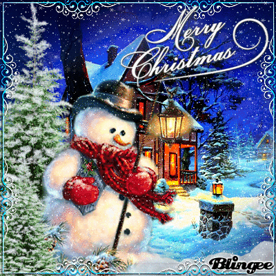 Snowman In Snow - Merry Christmas Pictures, Photos, and Images for ...