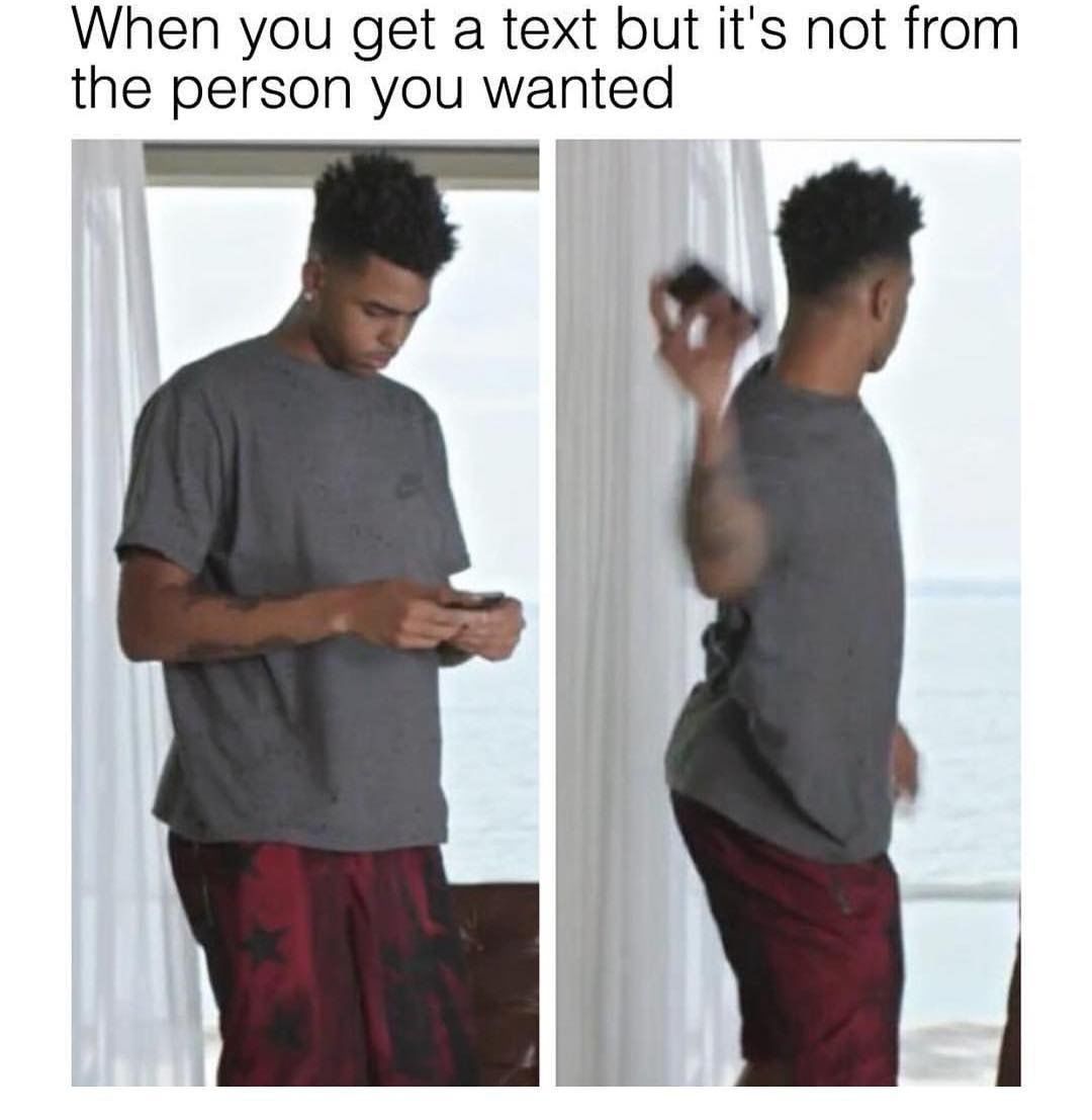 When You Get A Text But It's Not From The Person You Wanted Pictures ...