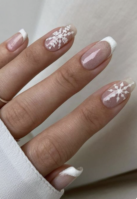 French Tips With Snowflake Pictures, Photos, and Images for Facebook ...